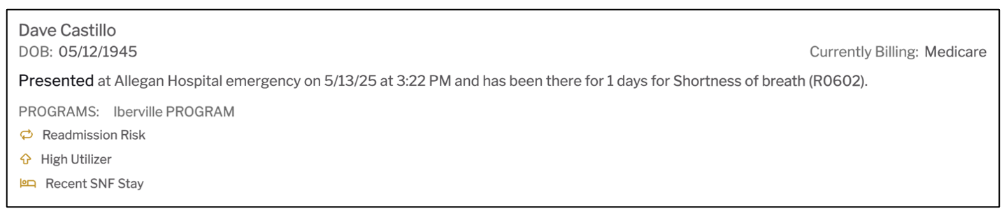 Patient Roster – Pings Support Center
