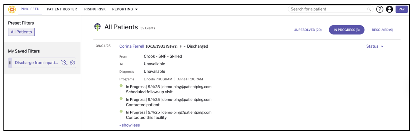 The Ping Feed – Pings Support Center